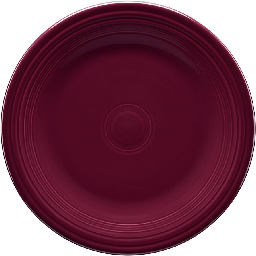 Fiestaware - Luncheon Plate, Claret – At Home Store Fairfield